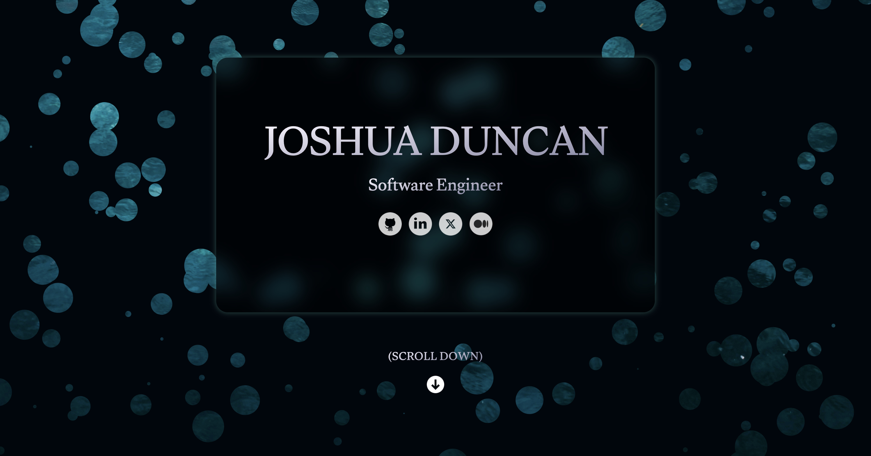 Joshua Duncan's Software Engineering Portfolio